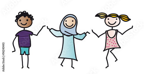 "Gruppe von Schülern - Inklusion und Integration, in der Schule ...