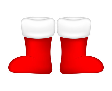 Santa Boots Template