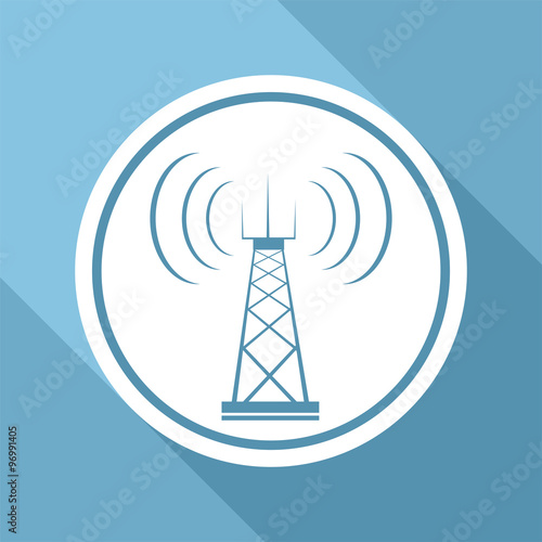 "Telecommunications tower icon" Stock image and royalty-free vector ...