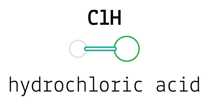 Hydrochloric Acid Molecular Structure