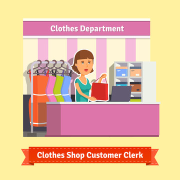 Clothing Store Clerk Images – Browse 2,732 Stock Photos, Vectors, and ...