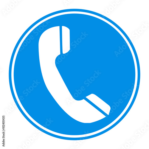 "The handset phone sign" Stock photo and royalty-free images on Fotolia ...