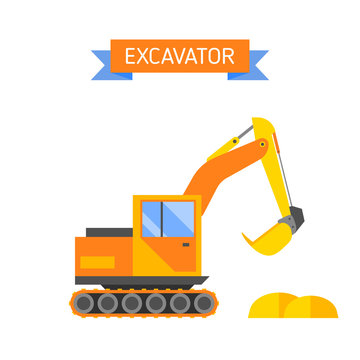 "Excavator Vector" Images – Browse 76 Stock Photos, Vectors, and Video ...