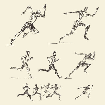 Running Drawing Reference