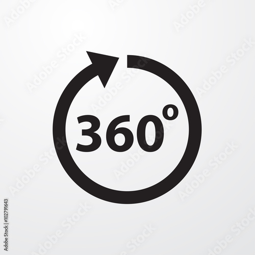 "Angle 360 degrees icon" Stock image and royalty-free vector files on ...