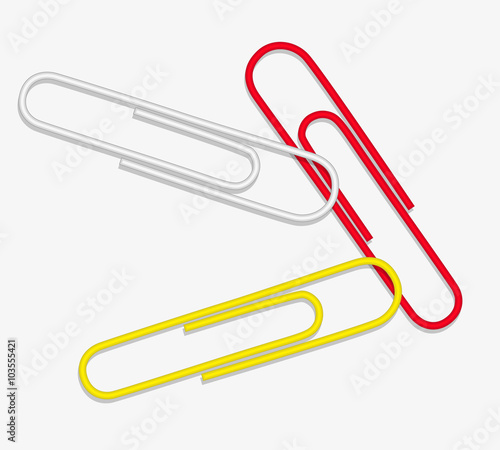 "Скрепки для бумаги" Stock image and royalty-free vector files on ...