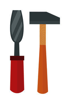 Hammer And Chisel Clipart