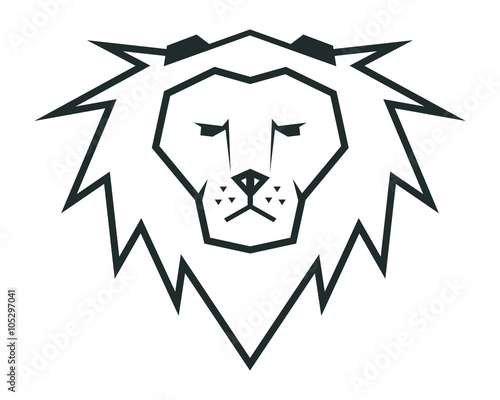 "Lion Head Shape V3" Stock image and royalty-free vector files on ...