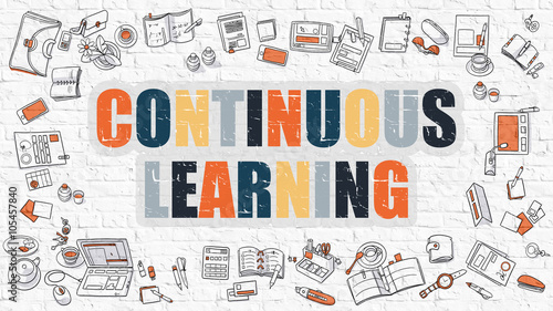 "Continuous Learning Concept. Modern Line Style Illustration ...