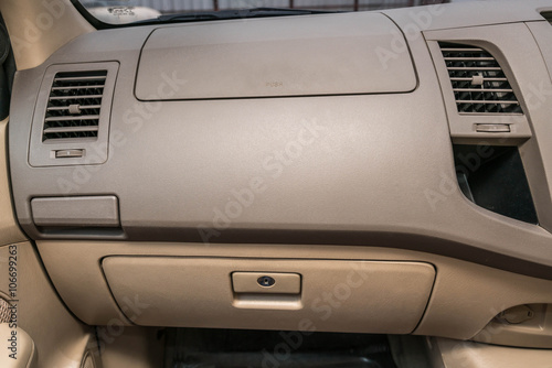 " front panel with Drawer - car interior detail" Stock photo and ...