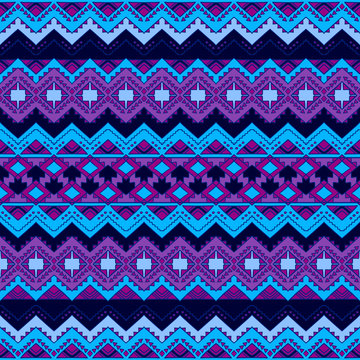 Purple Aztec Print Wallpaper