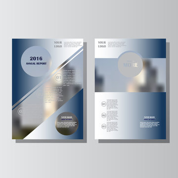 Blue Annual Report Template Images – Browse 123,685 Stock Photos ...