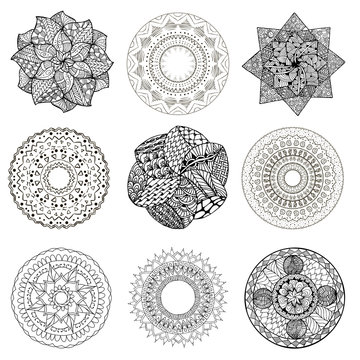 Zentangle Circle Patterns Step By Step