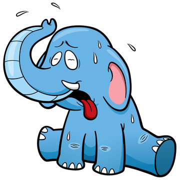 Crying Elephant Cartoon