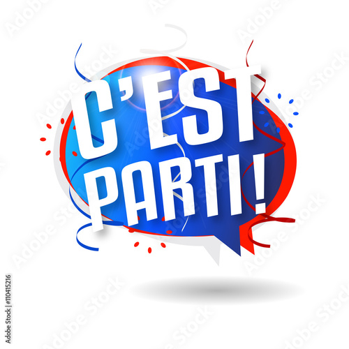"C'est parti !" fichier vectoriel libre de droits sur la banque d'images Fotolia.com - Image ...