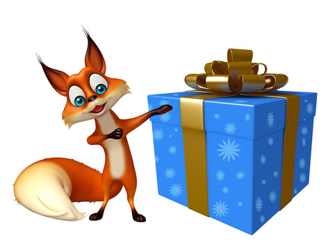 Fox In A Box Clipart Images