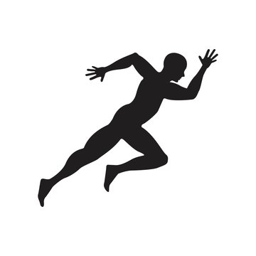Sprinter Silhouette Clip Art