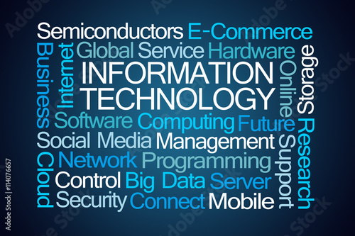 "Information Technology Word Cloud" Stock photo and royalty-free images ...