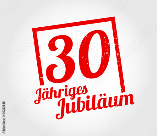 "30 Jahre Jubiläum stempel" Stock image and royalty-free vector files ...