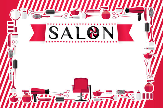 Beauty Salon Wallpaper Border