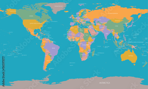 Political World Map 2012 Mapsof Net - Map