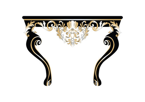 Baroque Table Png