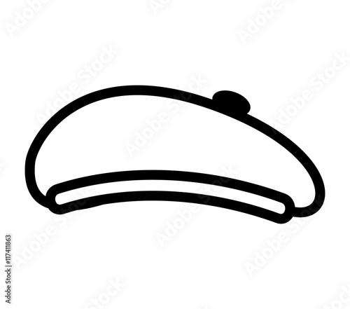 Beret Coloring Page Sketch Coloring Page