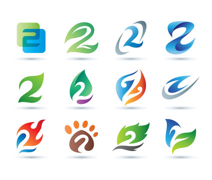 Number 2 Logo Design