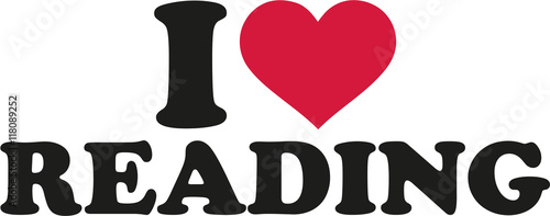 "I love reading" Stock image and royalty-free vector files on Fotolia ...