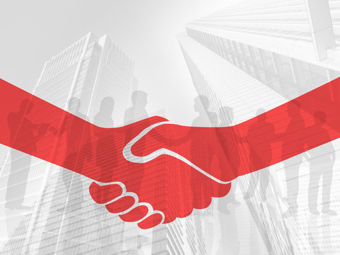 Stickman Handshake Business Images – Browse 4,982 Stock Photos, Vectors ...