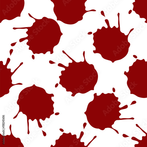 "Realistic blood splatters pattern" Stock image and royalty-free vector ...