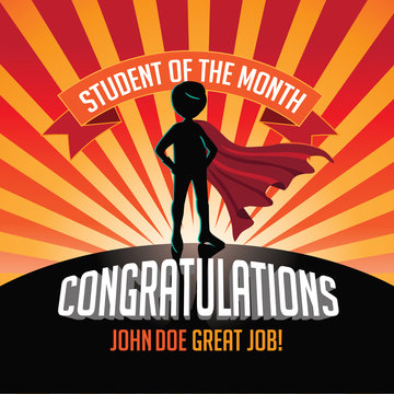 Student Of The Month Clipart Free