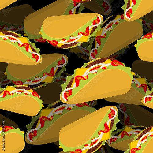 "Taco 3d background. Volume texture Mexican food. Tortilla chips ...