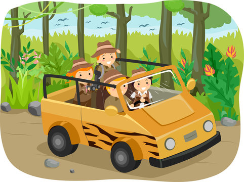 Safari Truck Clip Art
