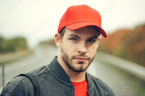 "Young man in baseball cap" Stock photo and royalty-free images on ...