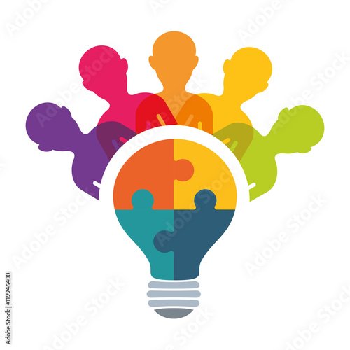 "pictogram puzzle hand teamwork support collaborative cooperation work ...