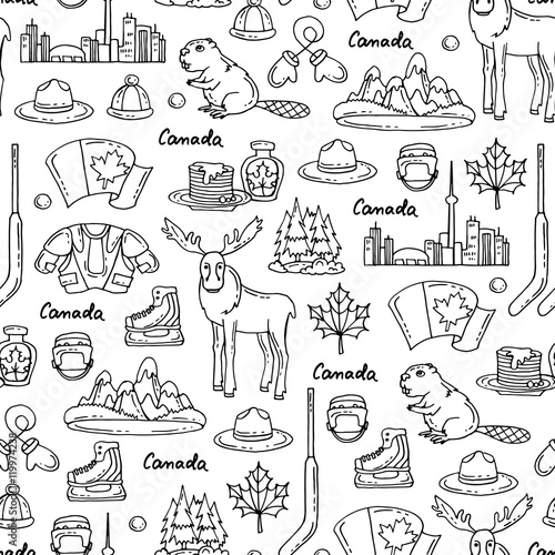 Canada Symbols Coloring Pages Coloring Pages