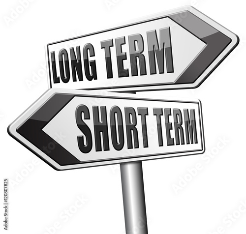 "long or short term planning or thinking" Stock photo and royalty-free ...