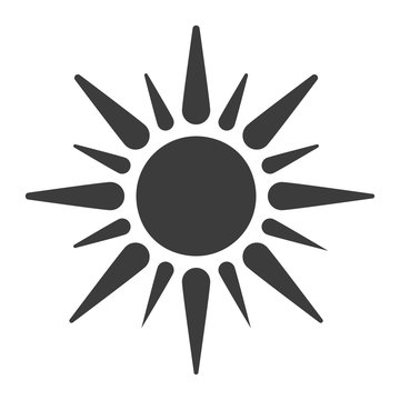 Sun Moon Vector Black