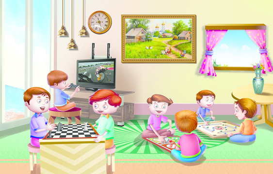 Top 100+ Cartoon indoor games - Tariquerahman.net