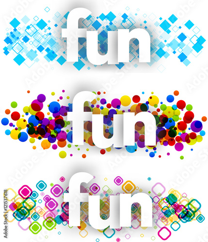 "fun color banner" Stock image and royalty-free vector files on Fotolia ...