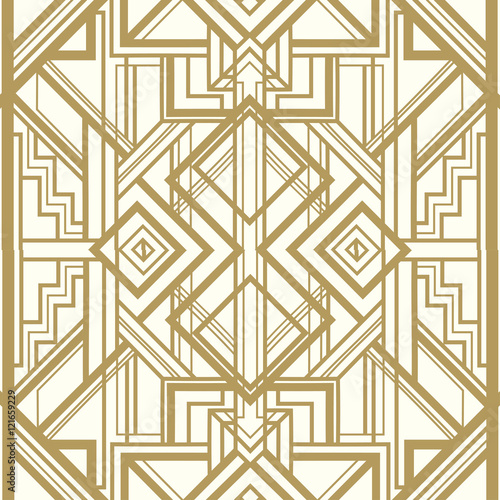 "Vintage background. Retro style seamless pattern of 1920s" Stock image ...