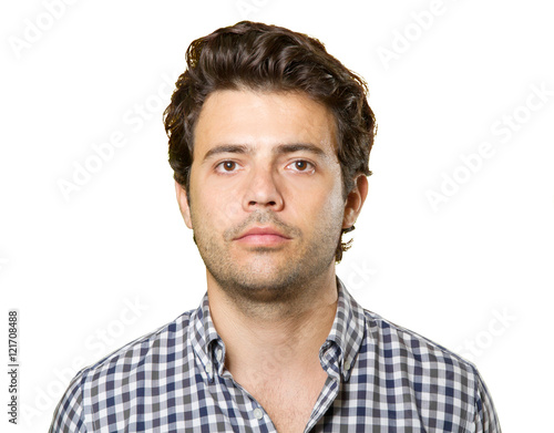"Young man isolated neutral face" Stock photo and royalty-free images ...
