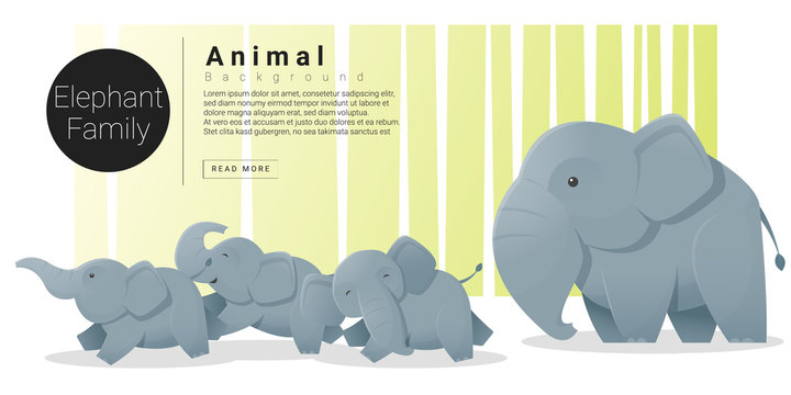 Elephant Family Cartoon Images – Browse 7,167 Stock Photos, Vectors ...