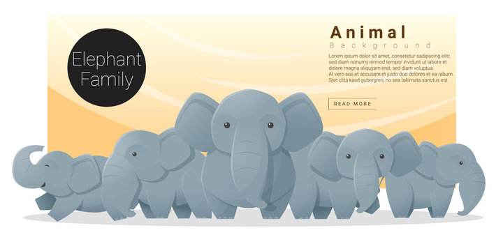 Elephant Family Cartoon Images – Browse 7,167 Stock Photos, Vectors ...