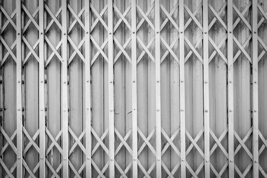 Sliding Metal Door Texture