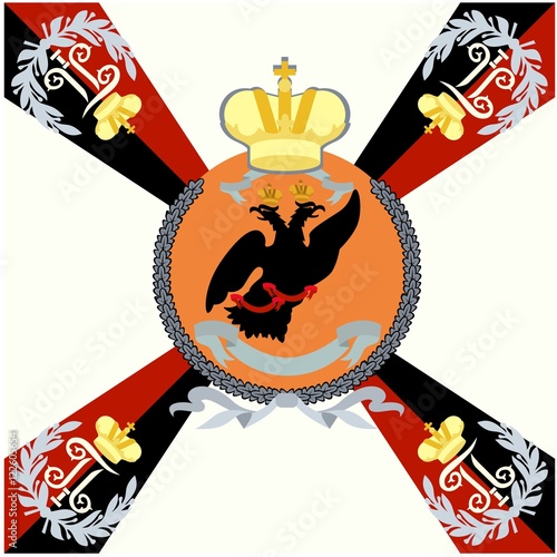 "White flag Tauride Grenadier Regiment" Stock image and royalty-free ...