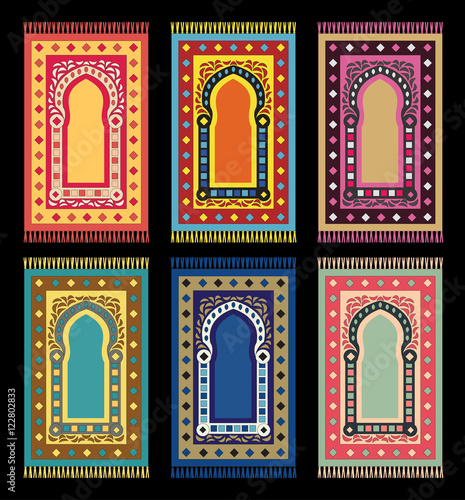 "Muslim Prayer Rug. Islamic Textile. Mosque Flooring. Praying Mats ...