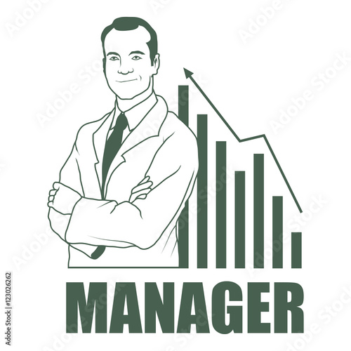"Cartoon Business manager in business suit" Stock image and royalty ...