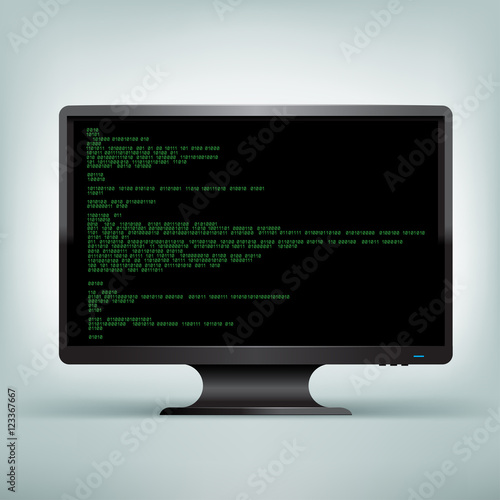 "pc monitor code" Stock image and royalty-free vector files on Fotolia ...